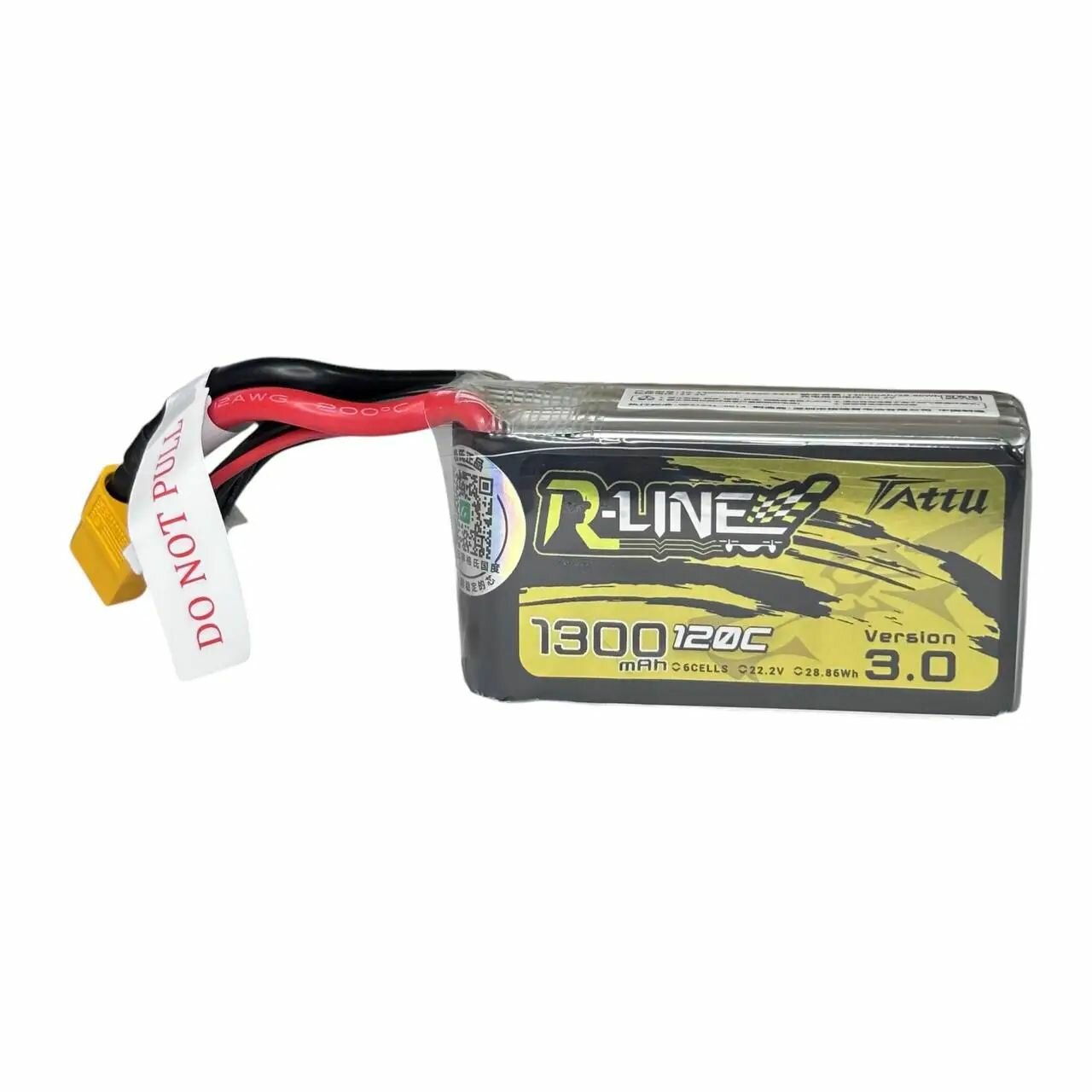 Аккумулятор Tattu R-line Rline 1300мАч 22,2 В, V3, 120C, 1 шт