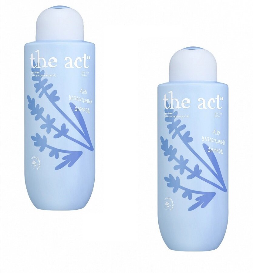 Пена The Act для ванн детская, 500мл 2шт