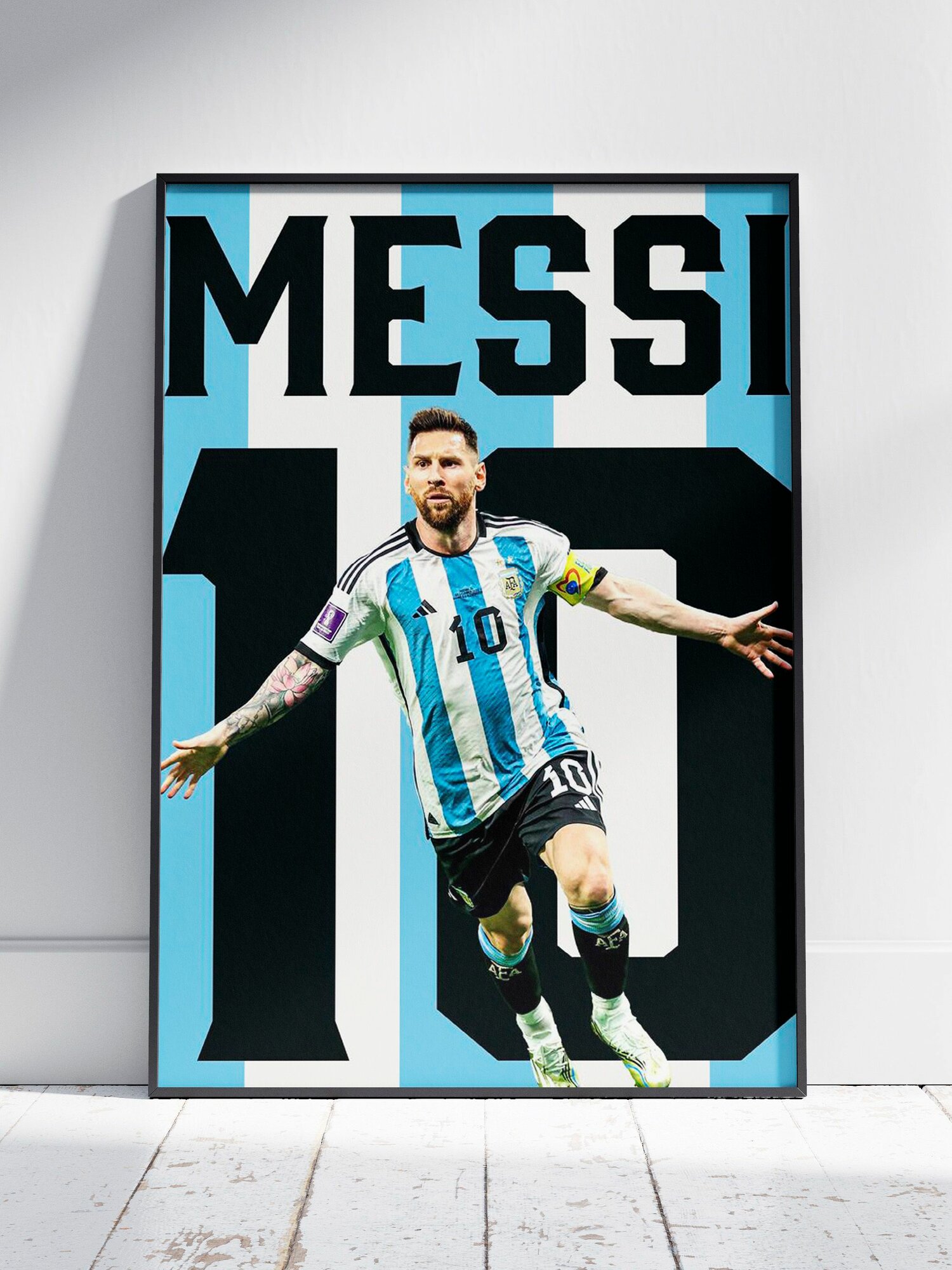 Плакат на стену для интерьера Барселона (Лионель Месси - Lionel Messi 11) - Постер по спорту и физической активности формата A4 (21x30 см)