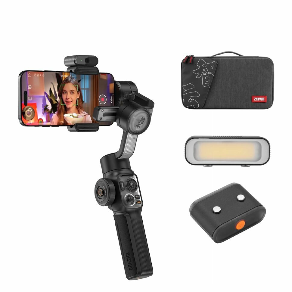 Стабилизатор Zhiyun Smooth 5S AI Pro, интеллектуальные режимы работы