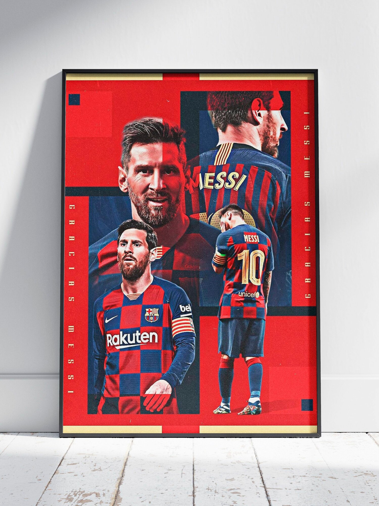 Плакат на стену для интерьера Барселона (Лионель Месси - Lionel Messi 28) - Постер по спорту и физической активности формата A3 (30x42 см)