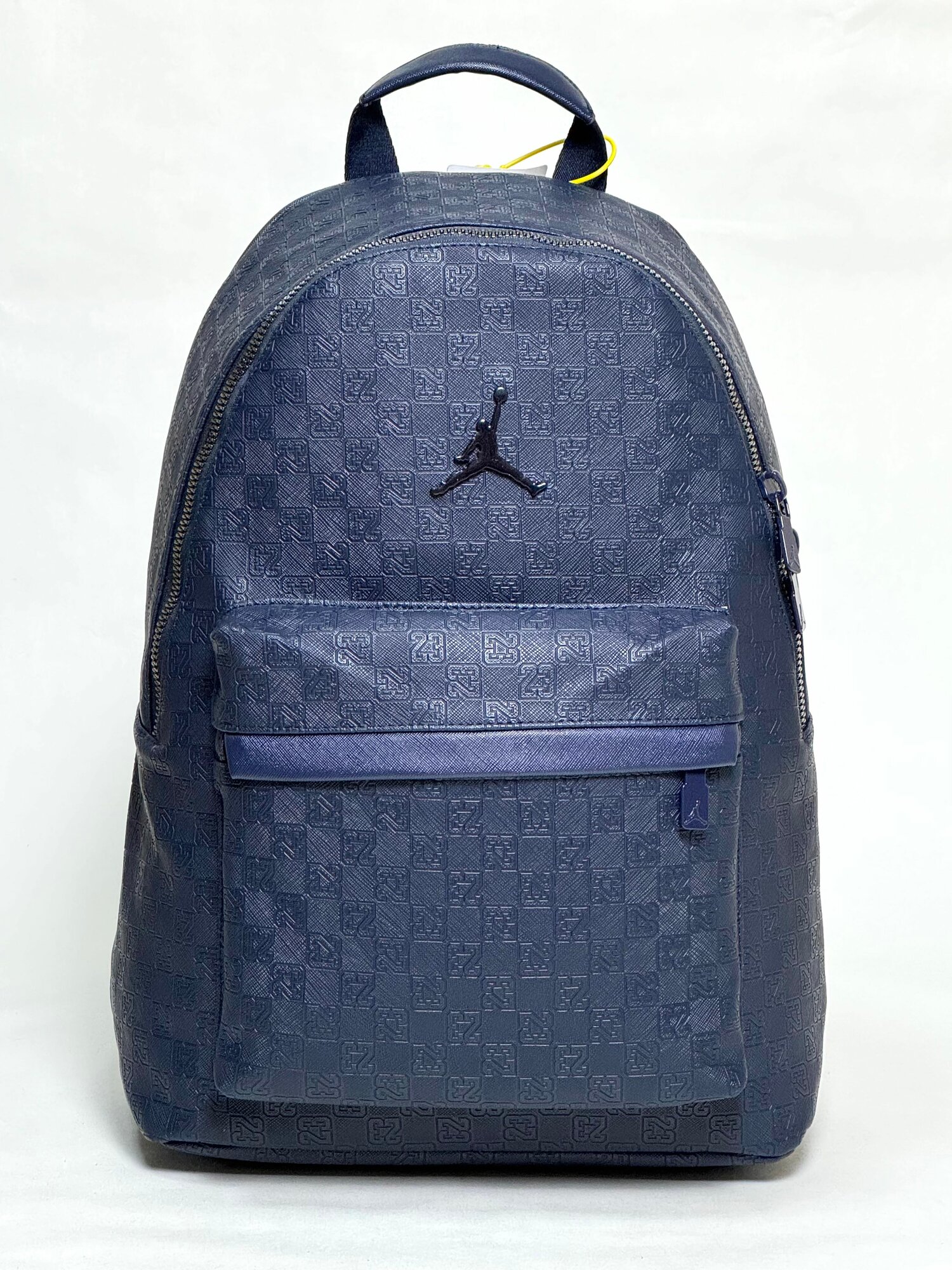 Рюкзак городской Jord Monogram, мужской, экокожа, 24 л, для ноутбука, синий