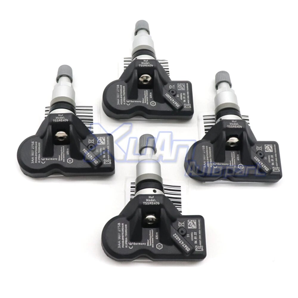 Датчики давления в шинах TPMS 433MHz VW CC Tiguan Passat 2007-2015, 4 шт.