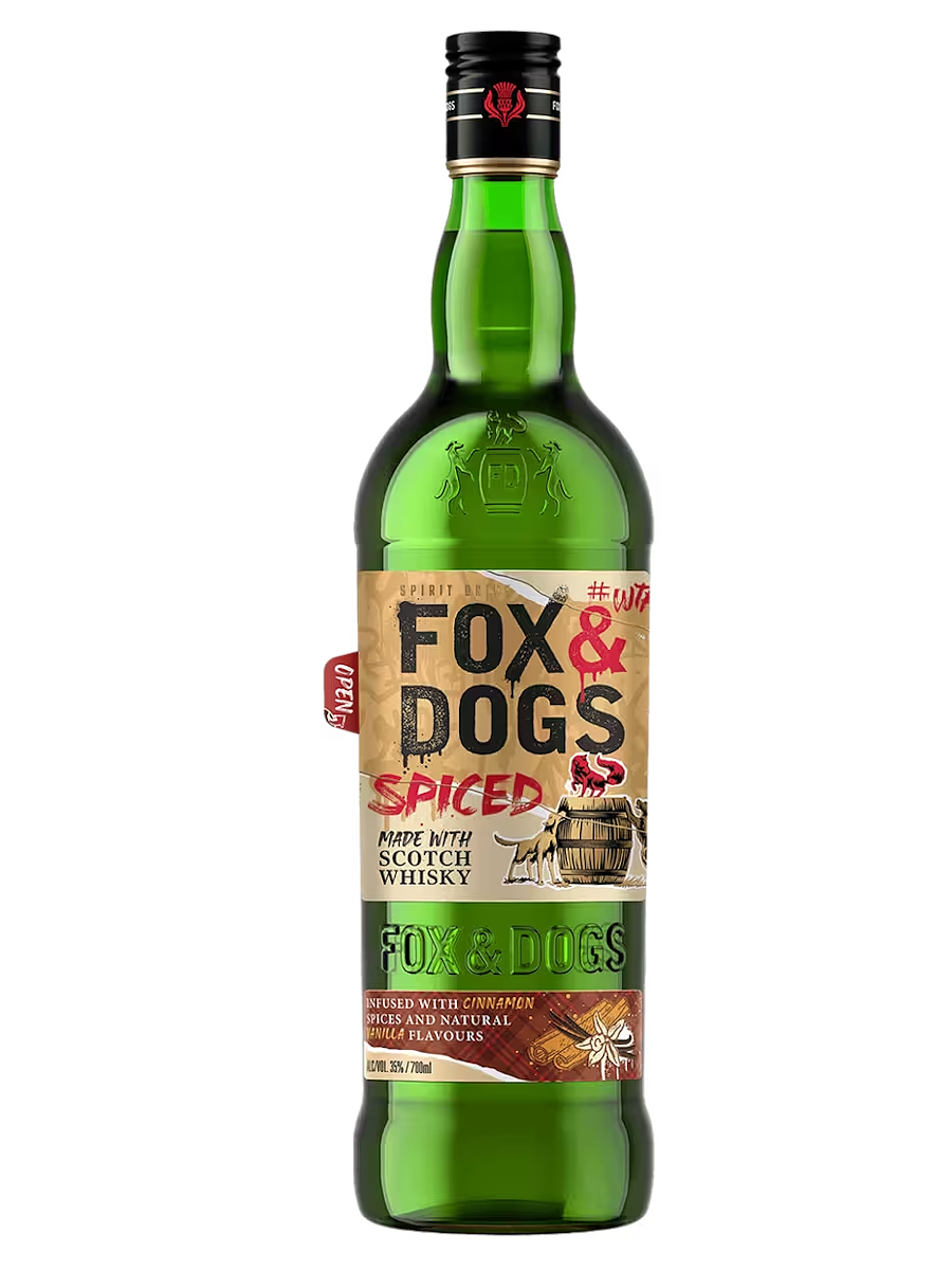 Настойка "Fox and Dogs Spiced", шотландский пряный виски, 0,7 л