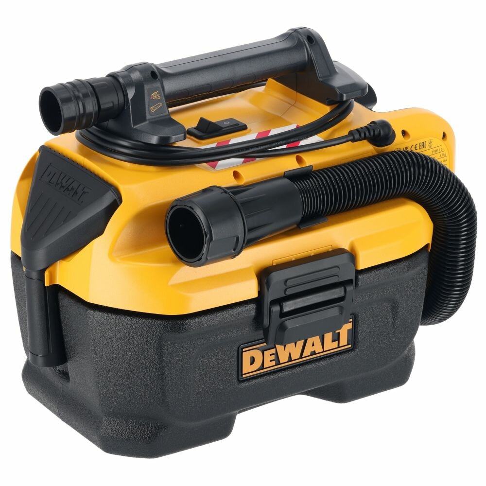 Пылесос строительный DeWalt DCV 584 L желтый/черный, аккумуляторный, 300 Вт, 7.5 л