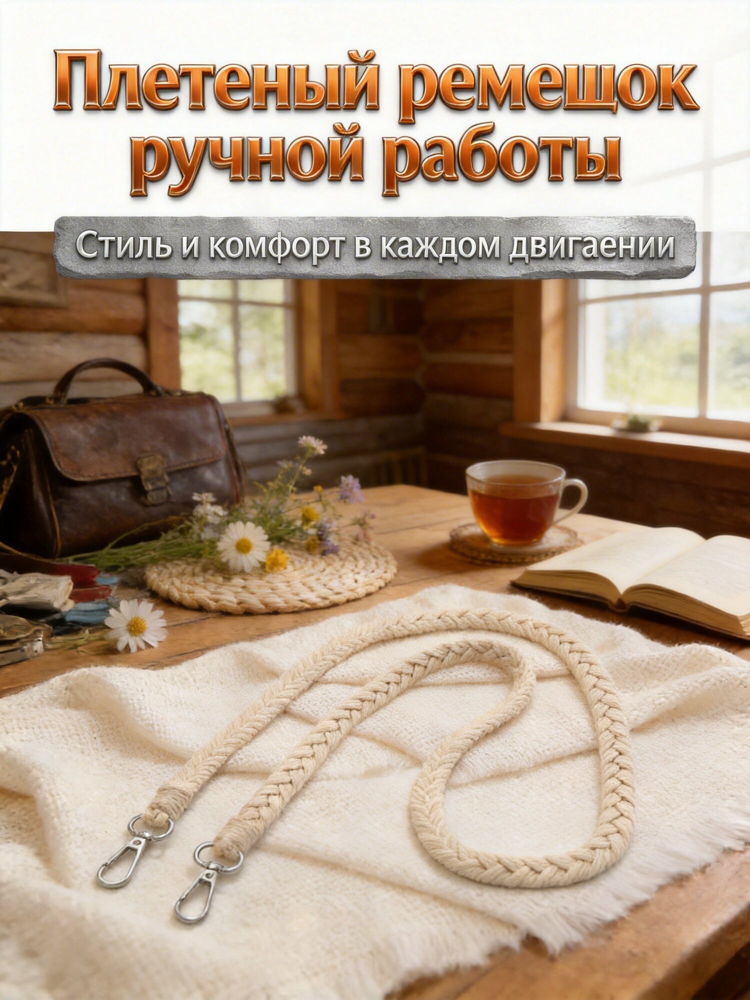 Плетеный ремешок ручной работы для сумки, плечевой сменный из искусственной кожи 14 мм