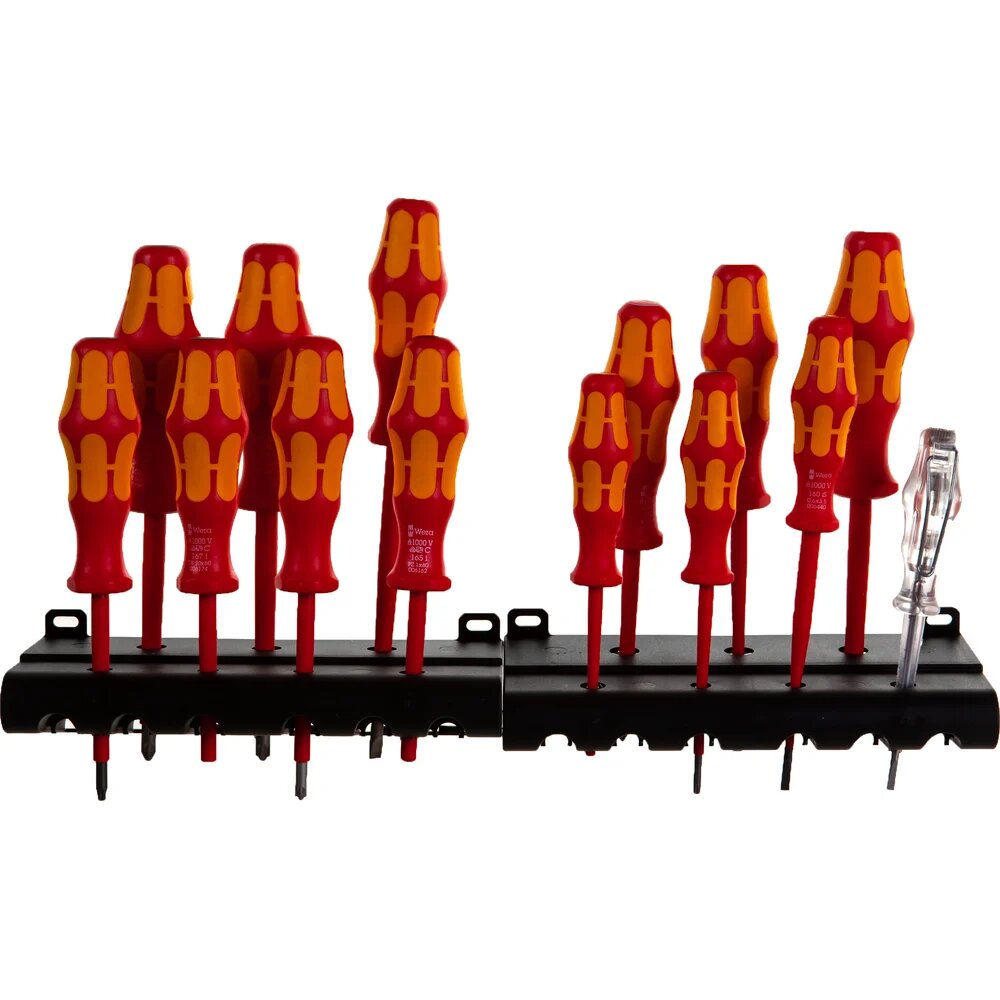 Набор отверток Wera Kraftform Big Pack 100 VDE 14 шт. WE-105631
