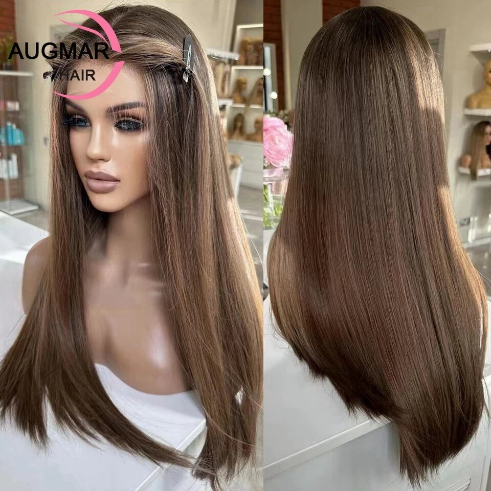 Парик из натуральных волос, цвет 4x4 Closure Wig, 14 дюймов