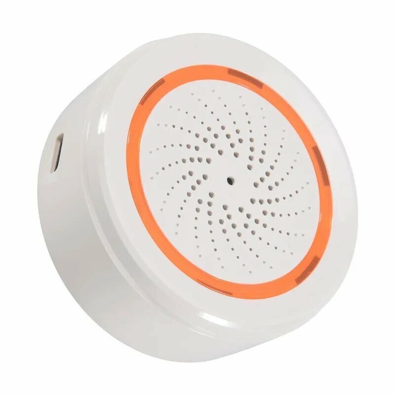ZigBee NEO 90DB Датчик Звука И Света Tuya Smart Life Встроенная Сирена Тревоги
