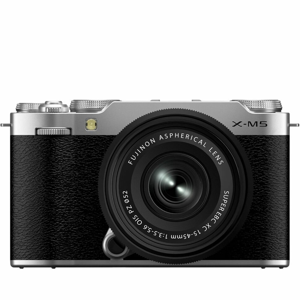 Беззеркальная камера Fujifilm X-M5 Kit Серебро (15-45mm f/3.5-5.6)