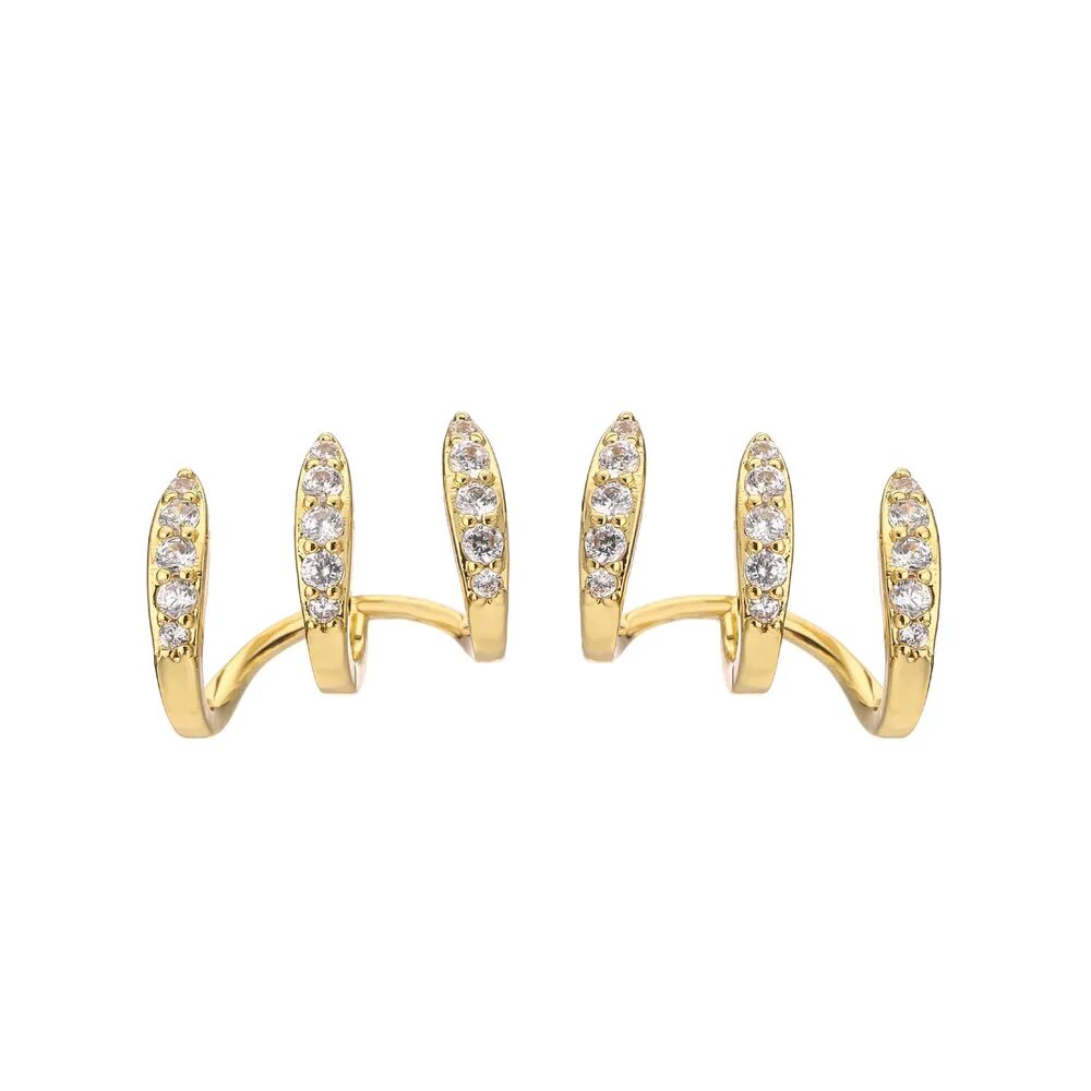 Серьги, gold — фото 1