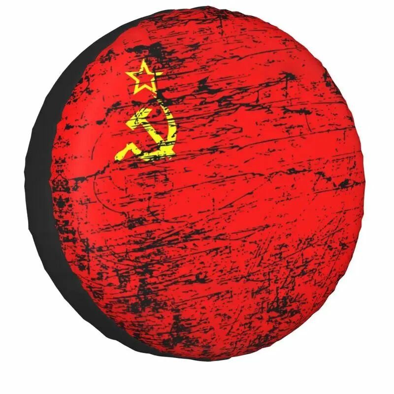 Чехол для запасного колеса универсальный R14/R15/R16/R17 — защитный чехол для шин, серебристый, с регулировкой