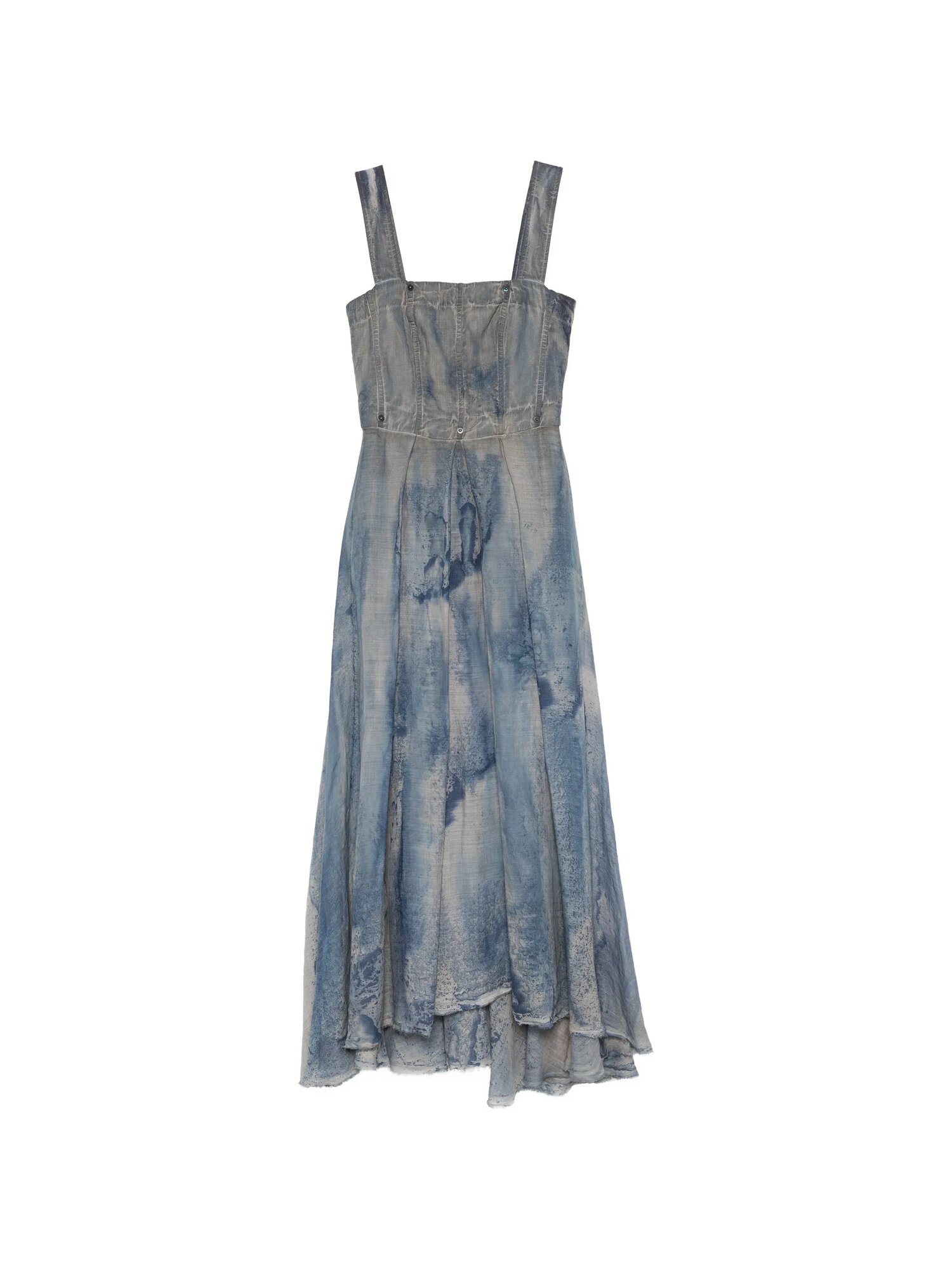 Платье Tie-dye pleated maxi dress