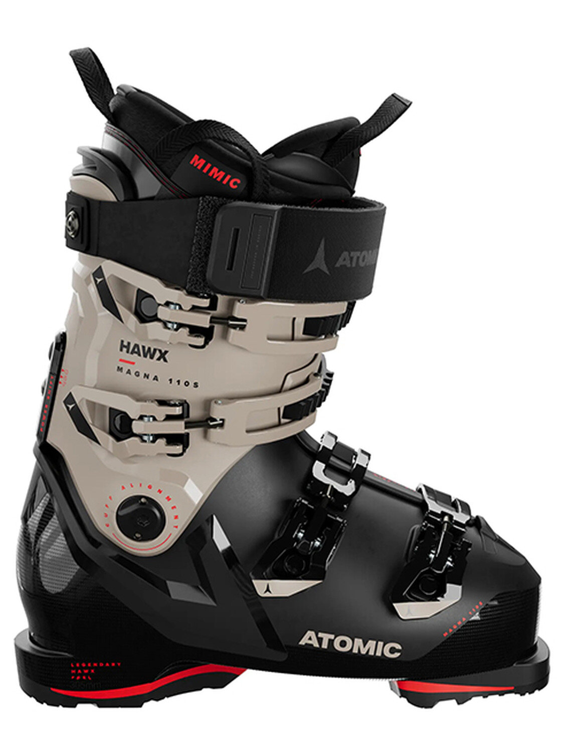 Горнолыжные ботинки Atomic Hawx Magna 110 S GW Black Cement/Red 24/25 , для мужчин , бежевый