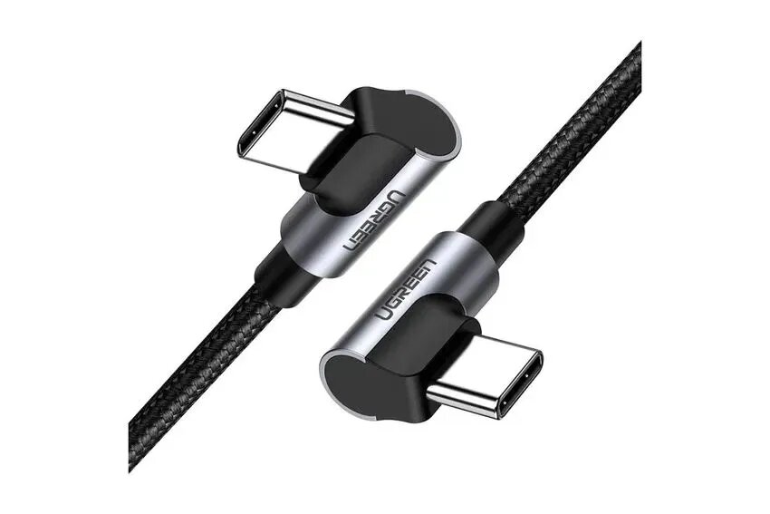 Ugreen Кабель для мобильных устройств USB Type-C/USB Type-C, 2 м, черный, серый