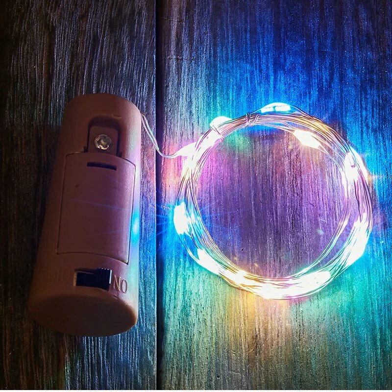 Гирлянда на бутылку вина 2м, 20 LED, Multicolour