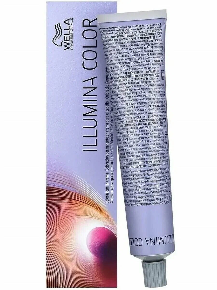 Крем-краска Wella Illumina Color для волос , 9/19 Очень светлый блонд пепельный сандре , 60 мл