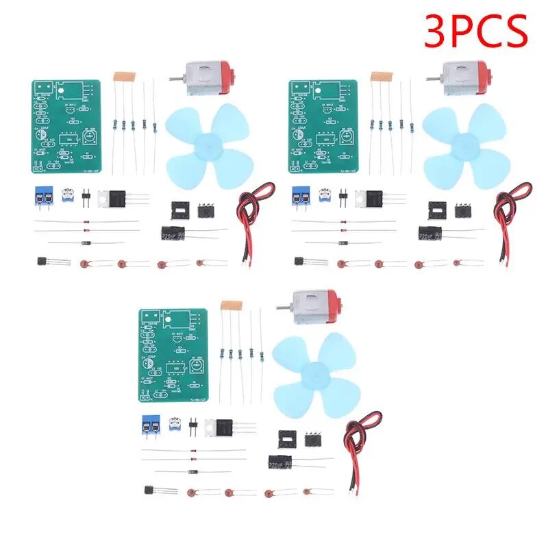 Kit NE555 регулятор скорости, 3 комплекта