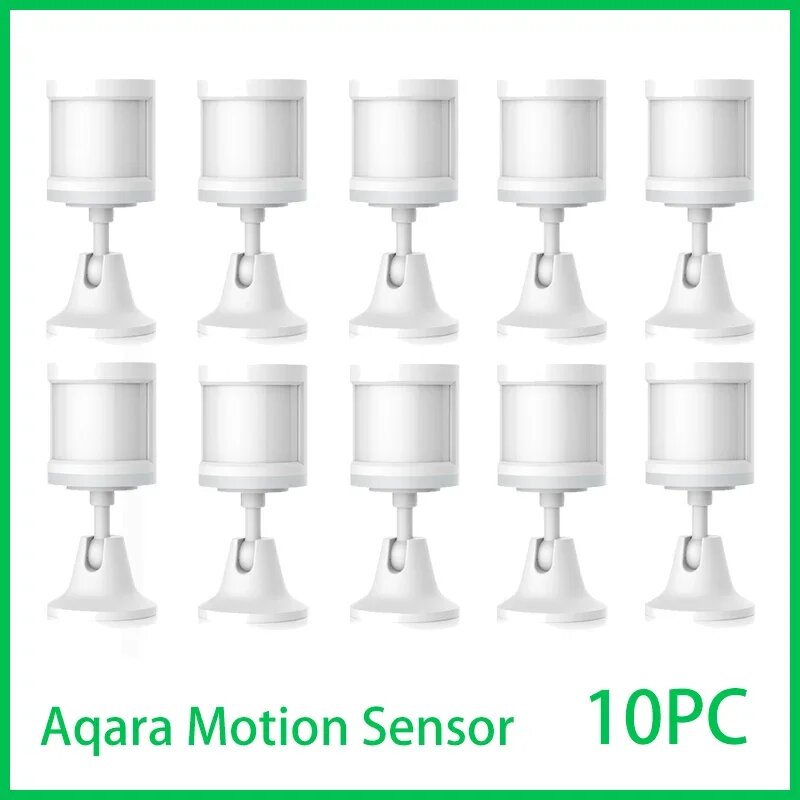 Датчик движения Aqara Smart датчик движения человека PIR беспроводное подключение Wifi ZigBee для хаба Aqara XiaoMi Homekit APP-10 штук