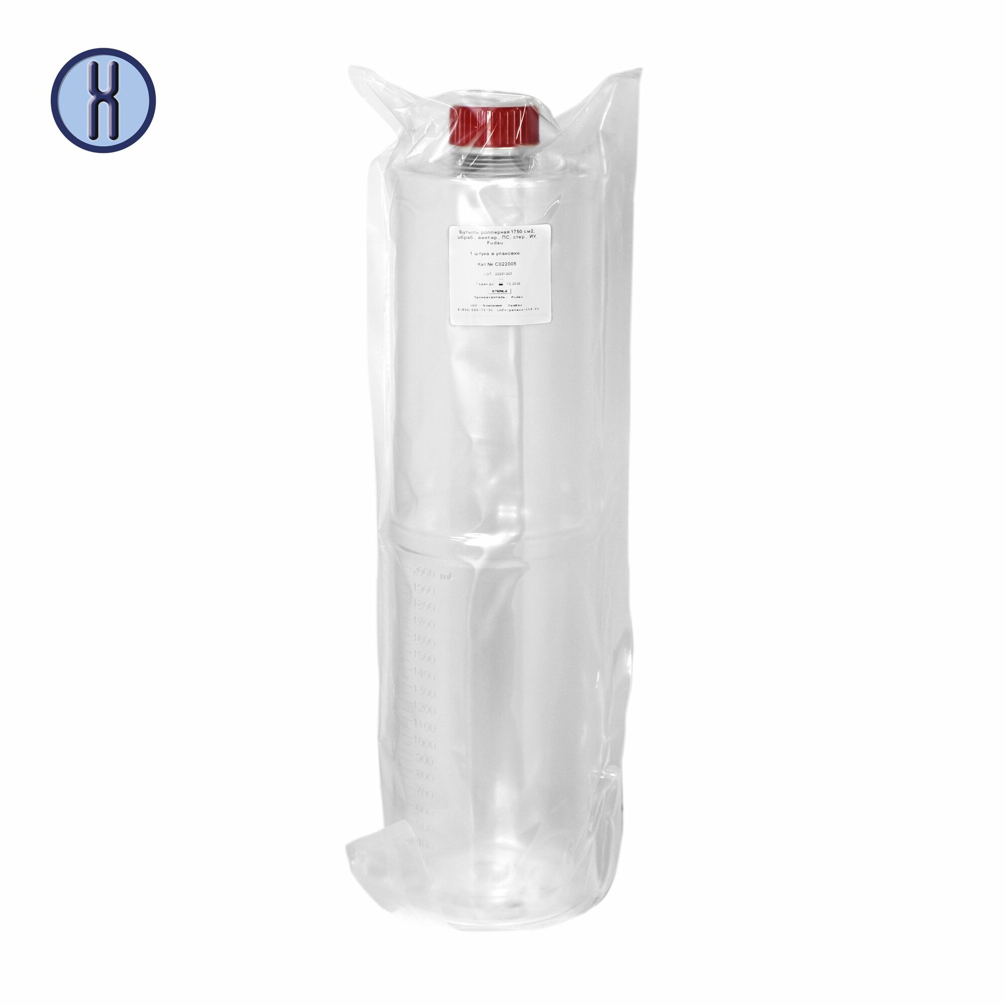 Бутыль роллерная 1750 см кв. 2л. C022005 FDCELL (Fudau)