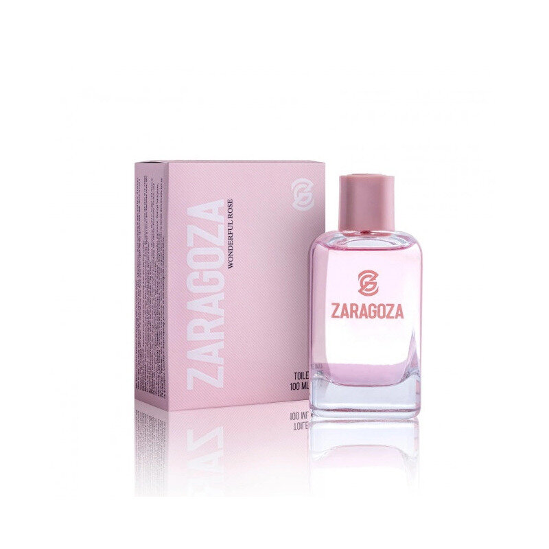 Парфюмерная вода для женщин Zaragoza Wonderful Rose 35 мл / Духи Зарагоза Вондерфул Роуз / Чудесная роза