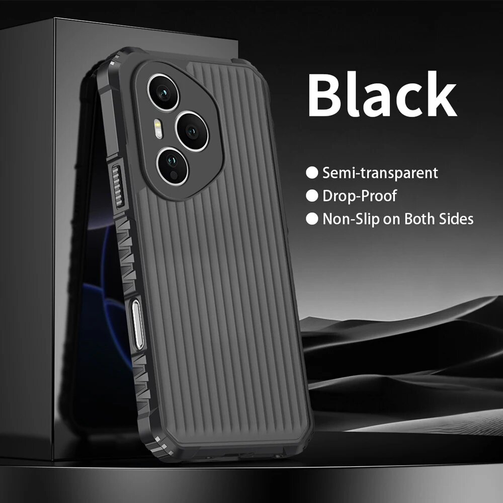 Черный полупрозрачный чехол KEYSION для Honor 400 Pro