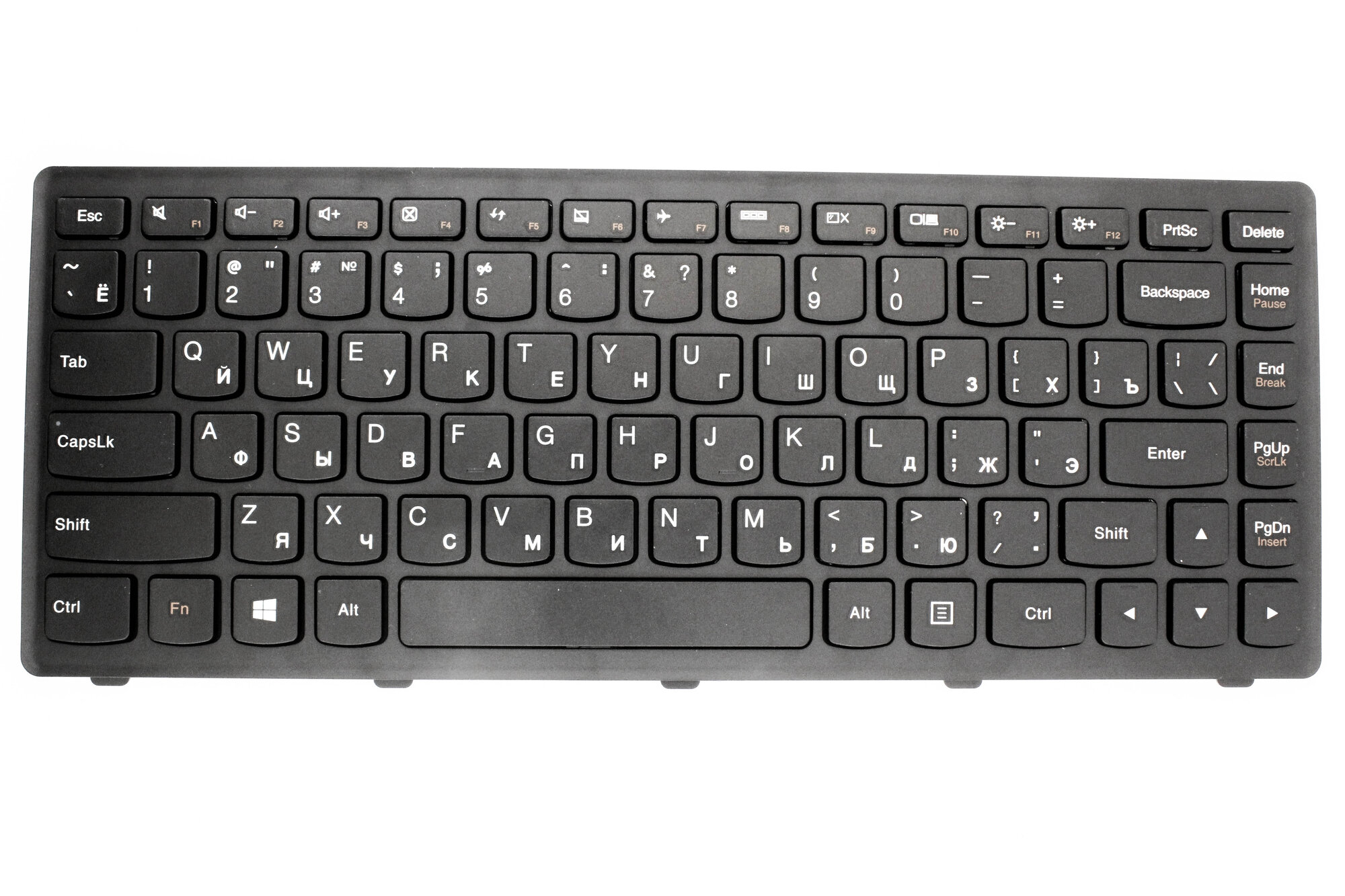Клавиатура для ноутбука Lenovo Flex 14 p/n: 25-213957, 25213957, 9Z. NAASW. L0R, NSK-BLLSW