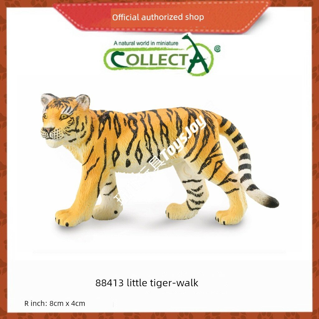 Collecta фигурка Тигренка идущего 1:12 масштаб, пластиковая модель животного