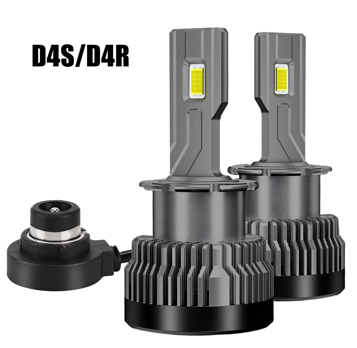Комплект Из 2 Светодиодных Ламп Для Фар D2S D4S D1S D3S D8S D2R D4R, 30000 Лм, Canbus, 6000K, D4S
