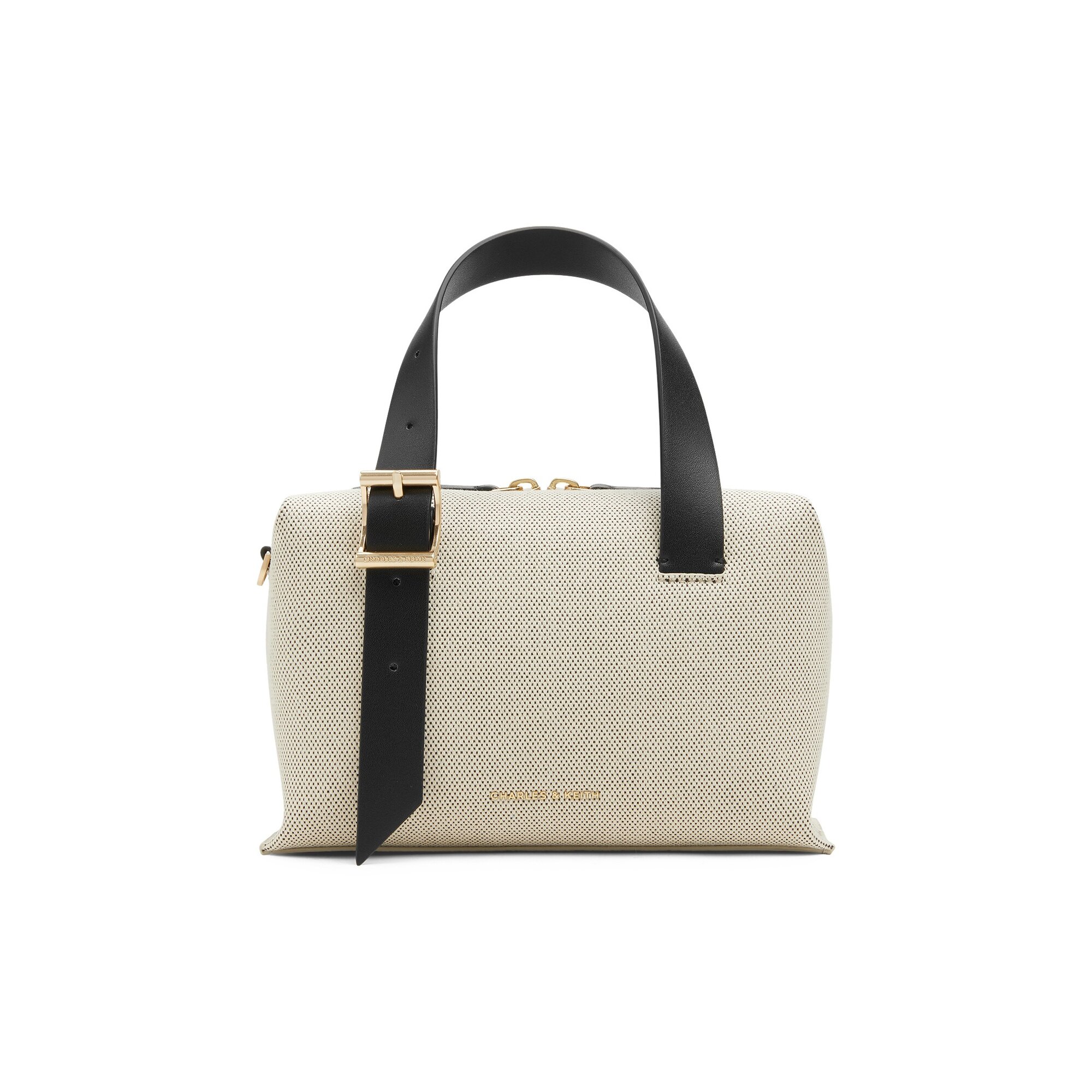Сумка CHARLES & KEITH, фактура пэчворк — фото 1