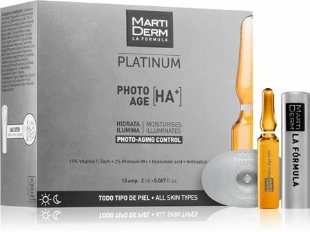 Сыворотка для ухода за кожей Martiderm Platinum Photo Age HA+, 10 2 мл