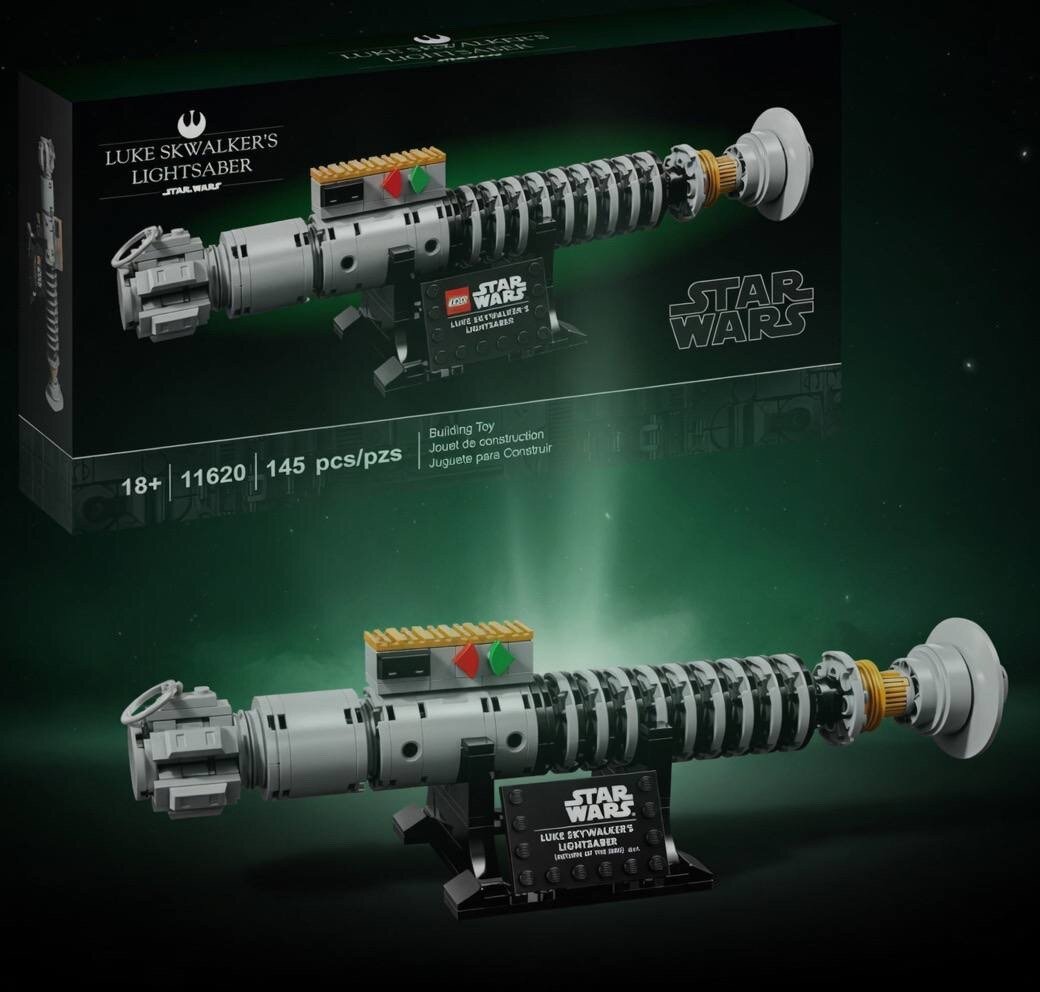 Конструктор "Световой Меч Star Wars", для малышей от 3 лет, 145 элементов