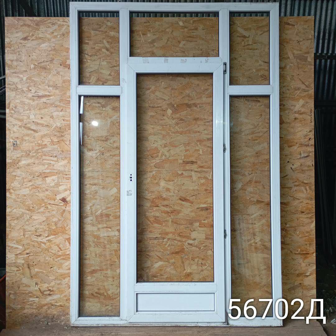 Двери Пластиковые Б/У 2570(в) х 1670(ш) Балконные