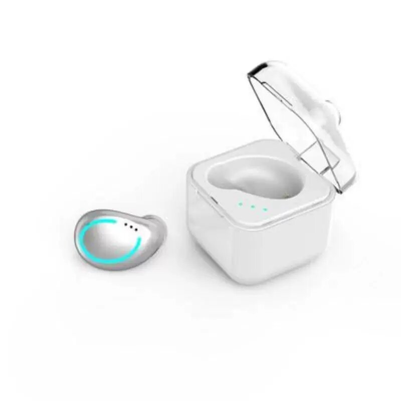Беспроводные наушники Bluetooth вкладышные одноразовые с длительным сроком службы батареи, серебристый