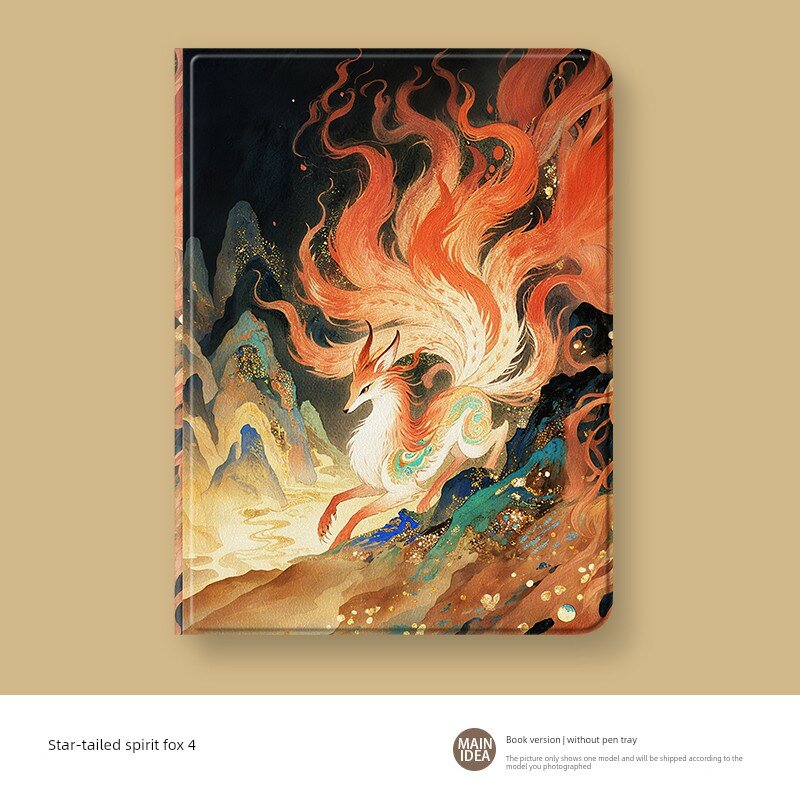 IPad mini 6 8.3 дюйма шелковый узор защитный чехол стандартная версия дизайн Звезднохвостый лис 4