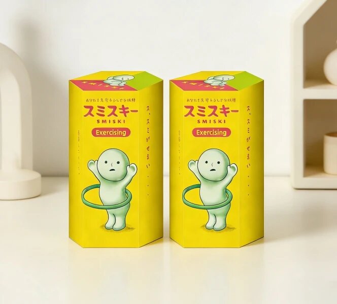 Sonny Angel Smiski Упражнения, зеленый, 2 Blind Boxes