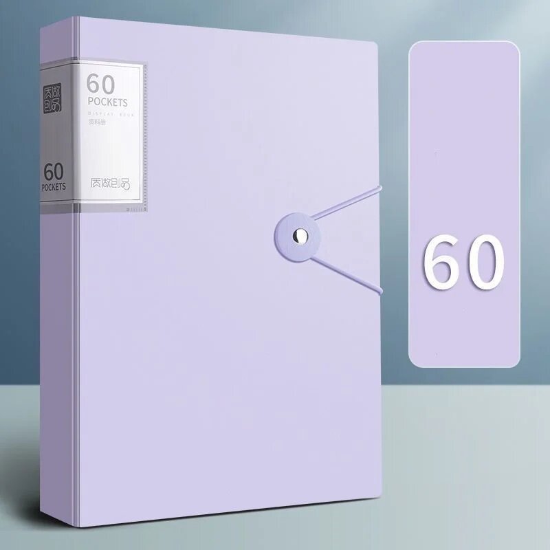 Пластиковая папка А4 60 карманов, Style 5