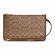 Сумка Coach, фактура тиснение, хаки