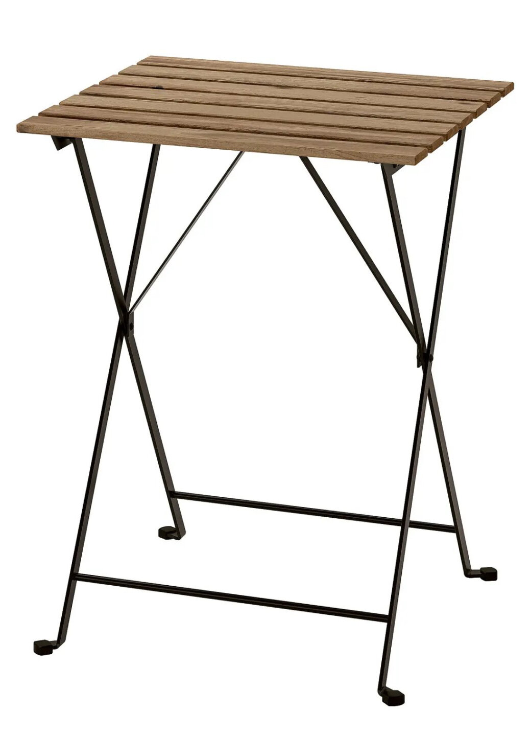 Стол уличный садовый IKEA TÄRNÖ (тарно), складной, деревянный, черный/коричневый, 55х54 см