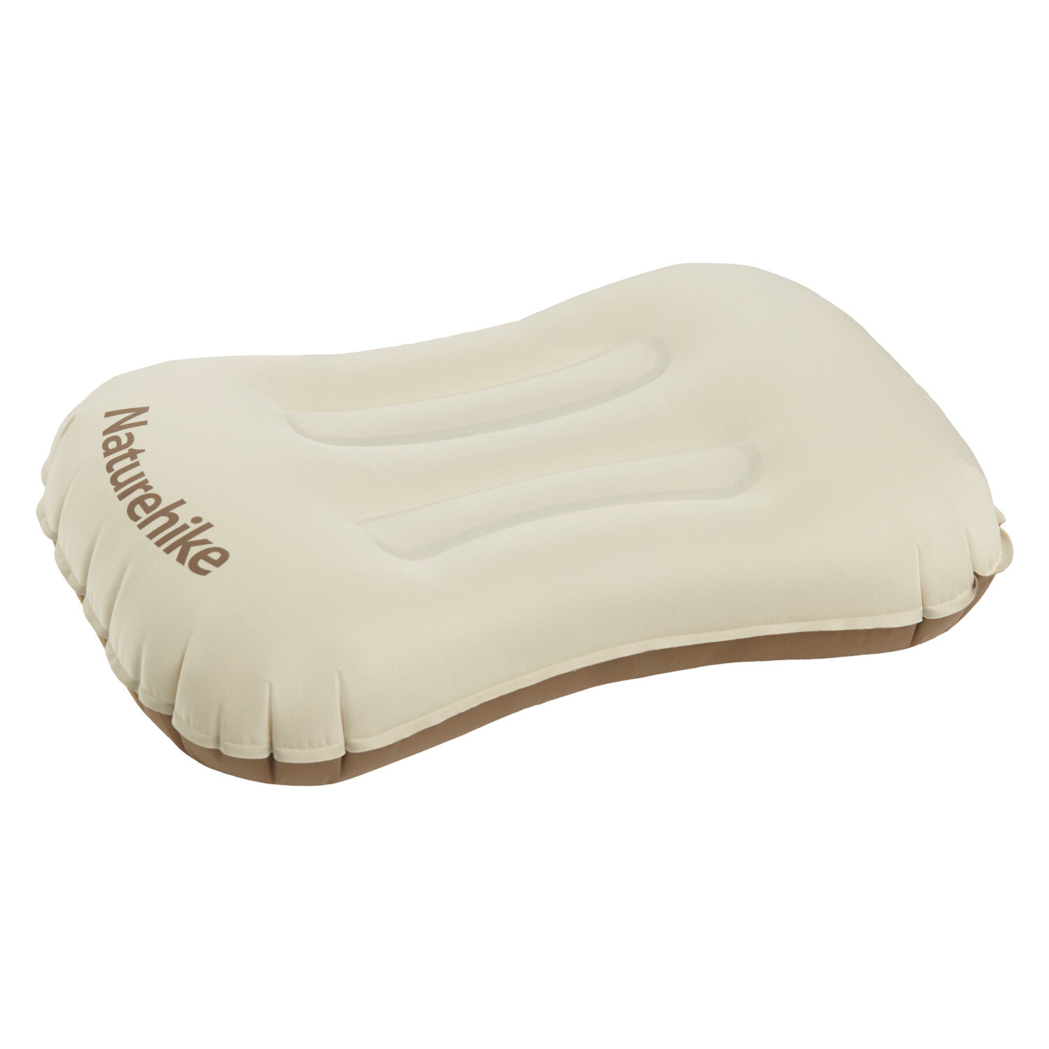 Подушка Naturehike Lightweight TPU Aeros Inflatable Pillow With New Nozzle Champagne Brown