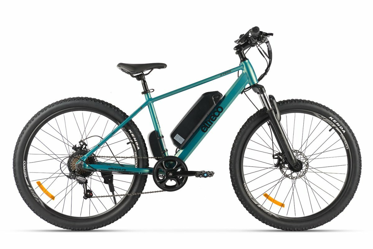 Электровелосипед Eltreco XT 600, год 2026, цвет Зеленый