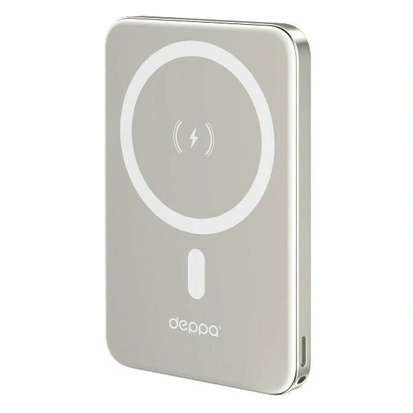 Внешний аккумулятор MagSafe Deppa NRG MagSafe 5000 мА-ч золотистый (33717)
