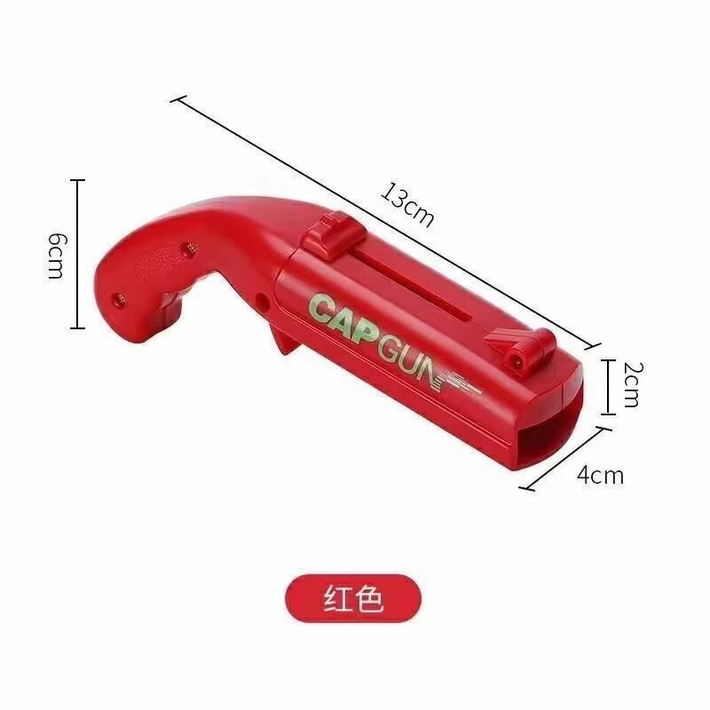Пистолет-открывашка для пива "Cap Gun", красный, запускает пробки