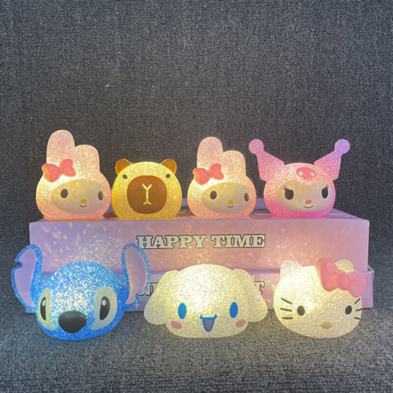 Ночник My Melody, мультяшный, защита глаз, на батарейках, детский светильник — фото 1