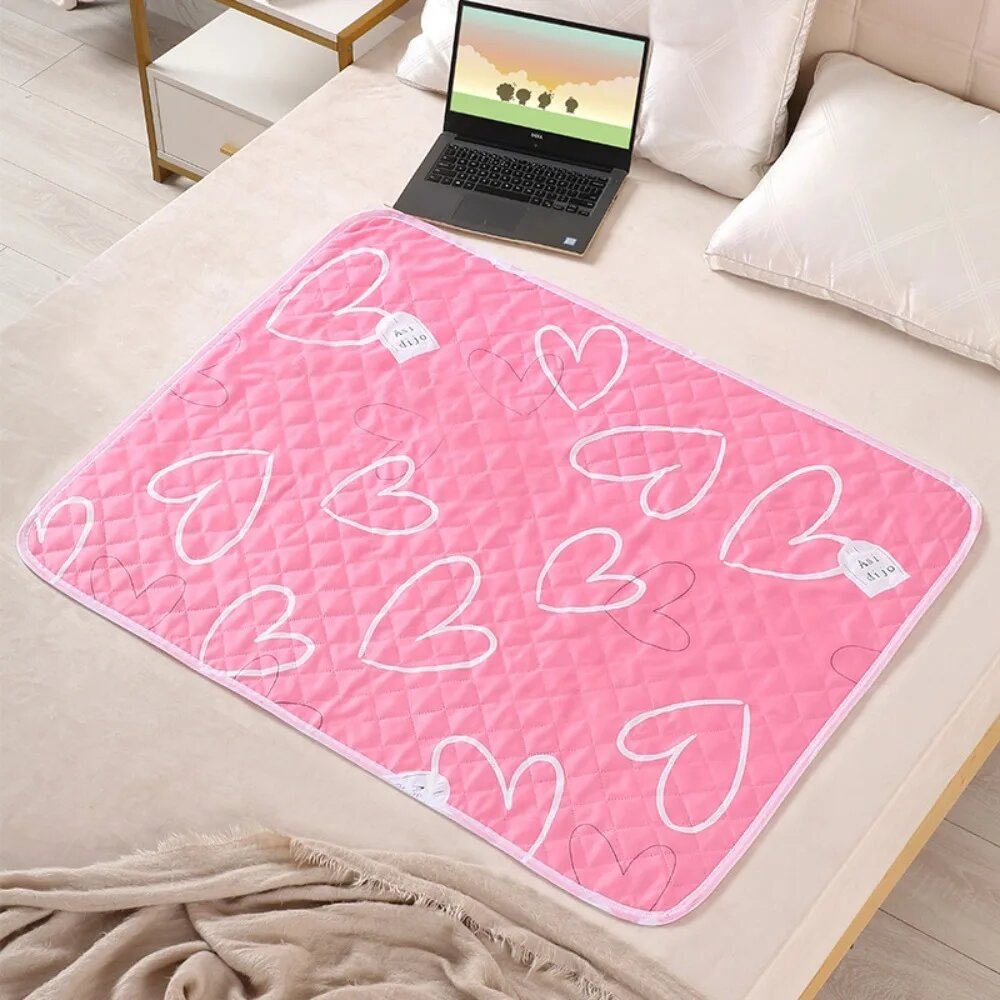 Водонепроницаемый чехол для матраса из хлопка Pink Love 30x40cm