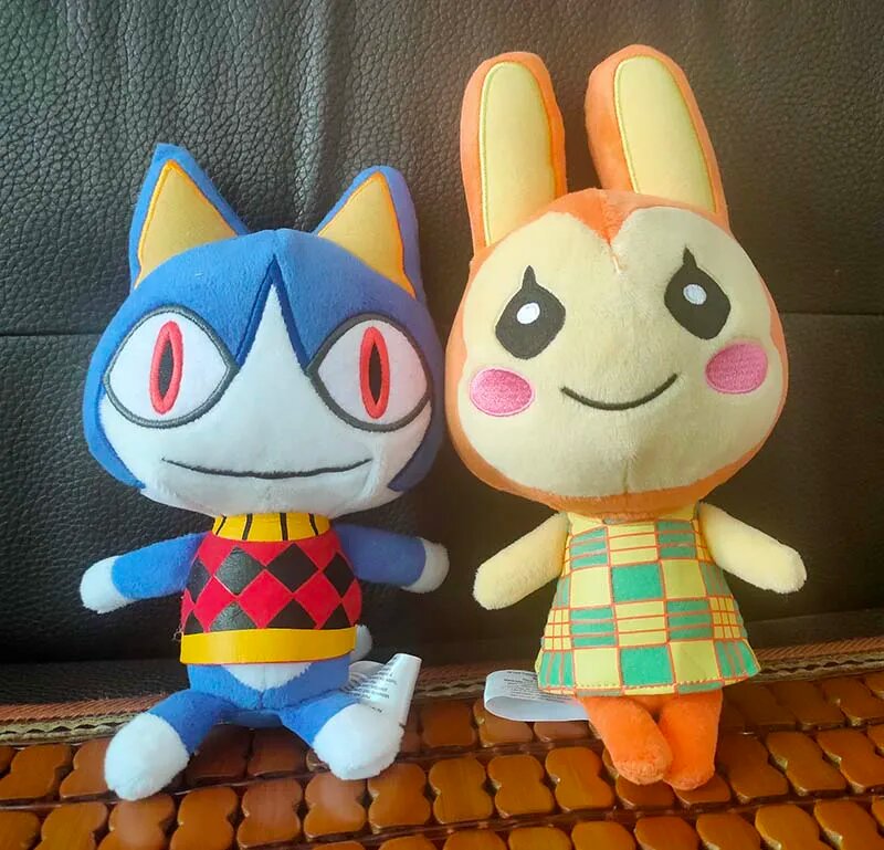 Плюшевая игрушка Animal Crossing New Leaf Bunnie/Lilian & Leaf Rover DZQ 24 см 2pcs