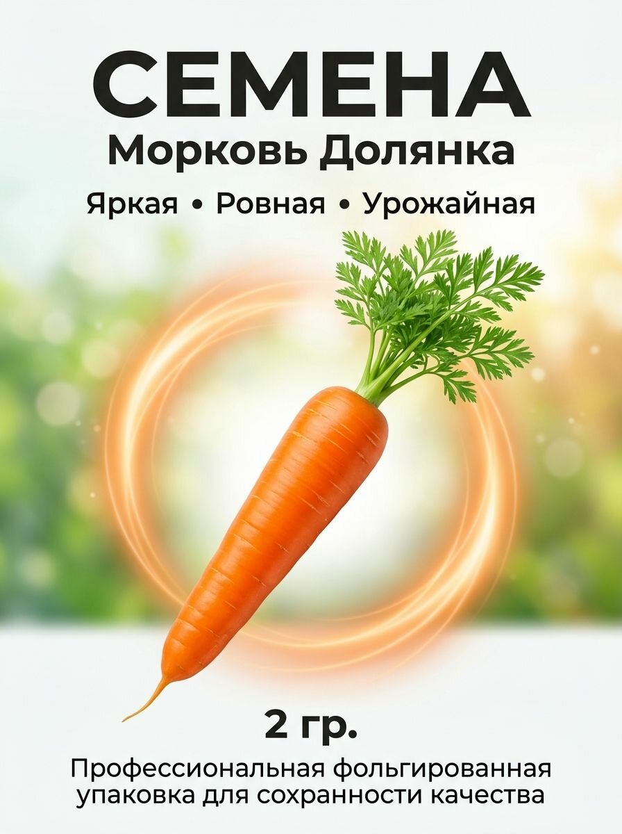 Семена Моркови сорта Долянка