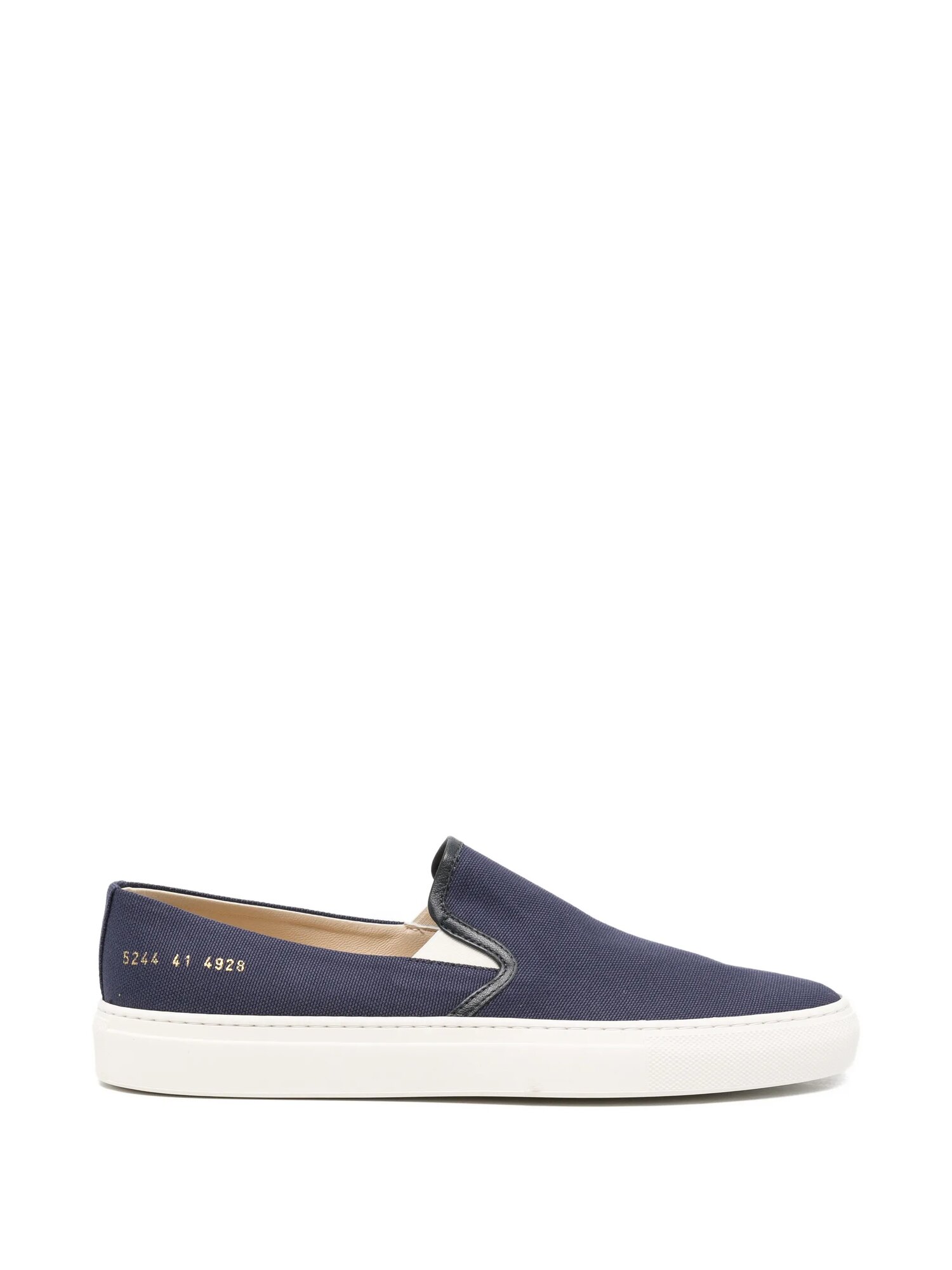 Кроссовки Leather-trim slip-on sneakers