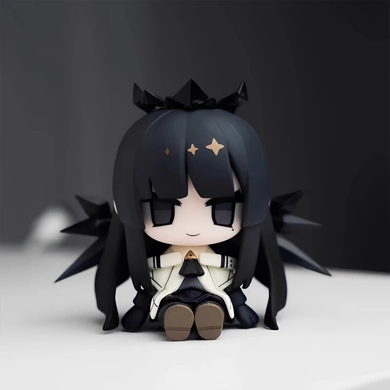 Фигурка Arknights Virtuosa Eyjafjalla, черный, 8cm, без коробки