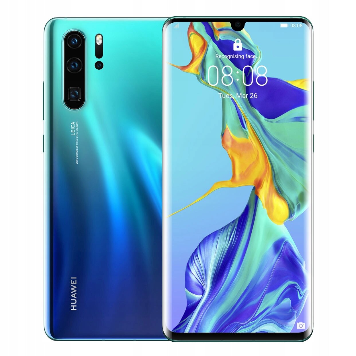 Смартфон Huawei P30 pro 8/256 ГБ, Dual nano SIM, сине -зеленый, Поддержка Google сервисов, РСТ. Витринный образец!